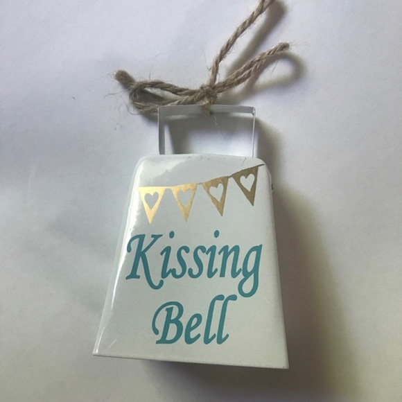 Hand Crafted | Party Supplies | Wedding Bell Kissing Bell Cowbell ...